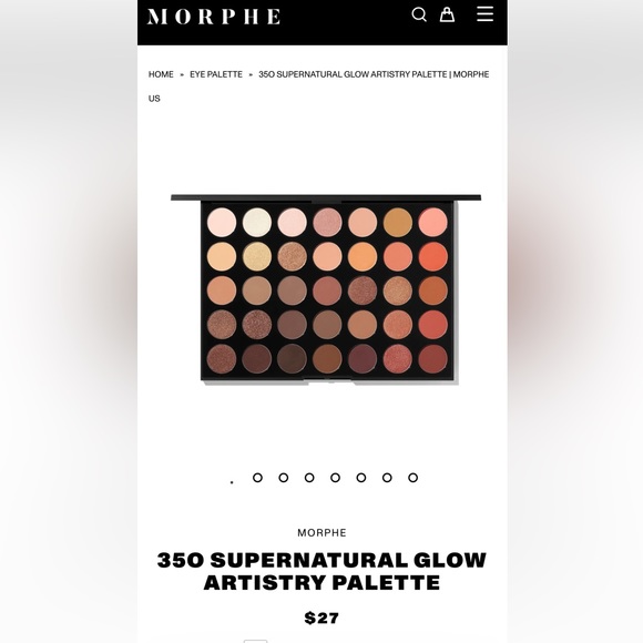 Morphe | Makeup | New Morphe 35 Supernatural Glow Eyeshadow Artistry Palette | Poshmark